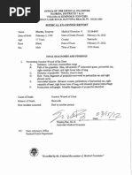 Travis Alexander Autopsy Report PDF | PDF