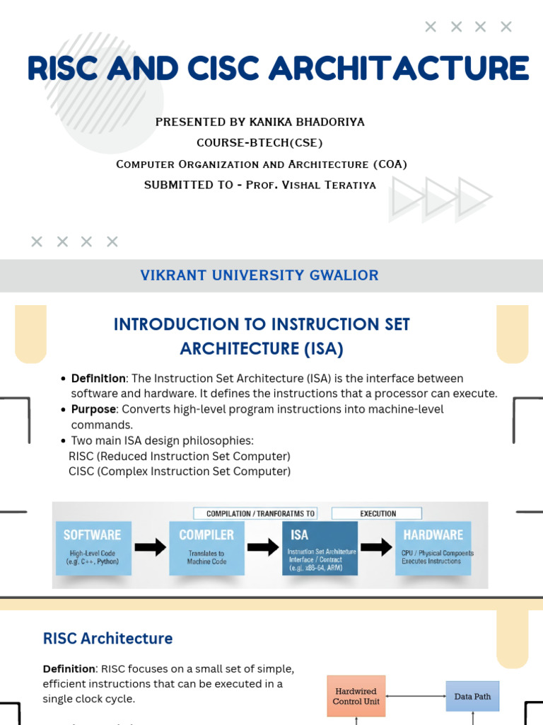 RISC vs CISC: Key Differences Explained | PDF