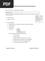NMC Self-Declaration Form 2025-26 | PDF | Affidavit | Postgraduate ...