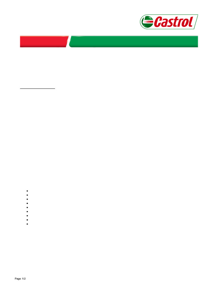 BP Castrol CRB Multi 15W40 CK-4 | PDF | Motor Oil