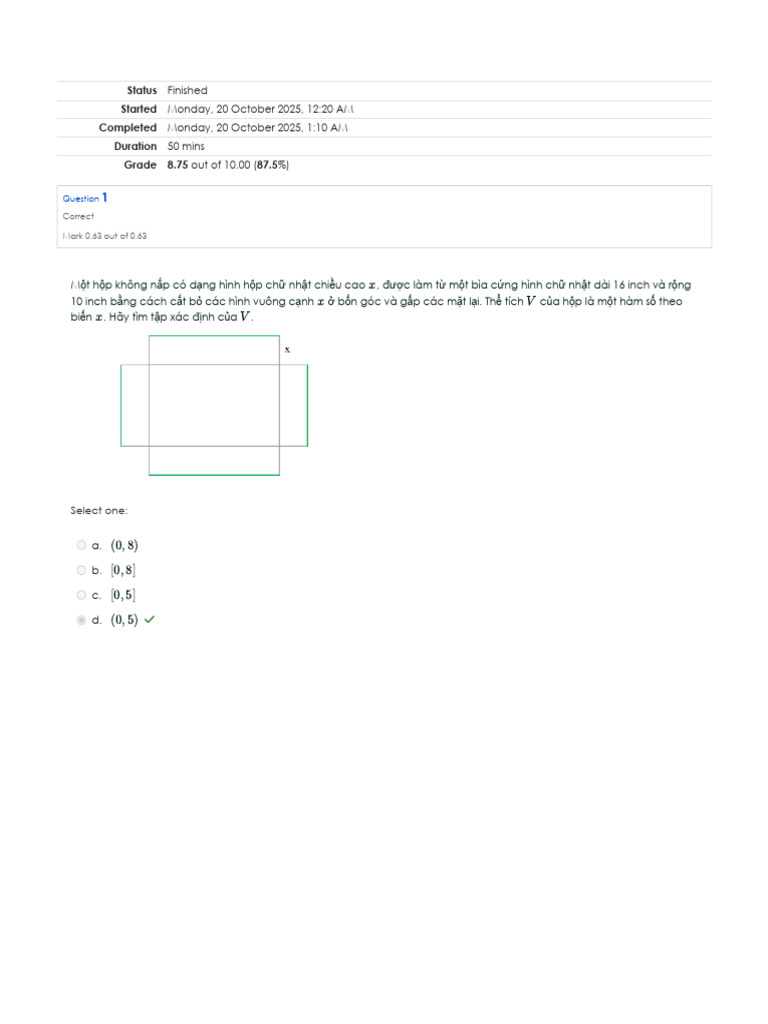QUIZ 1 - Attempt Review - BK-LMS | PDF