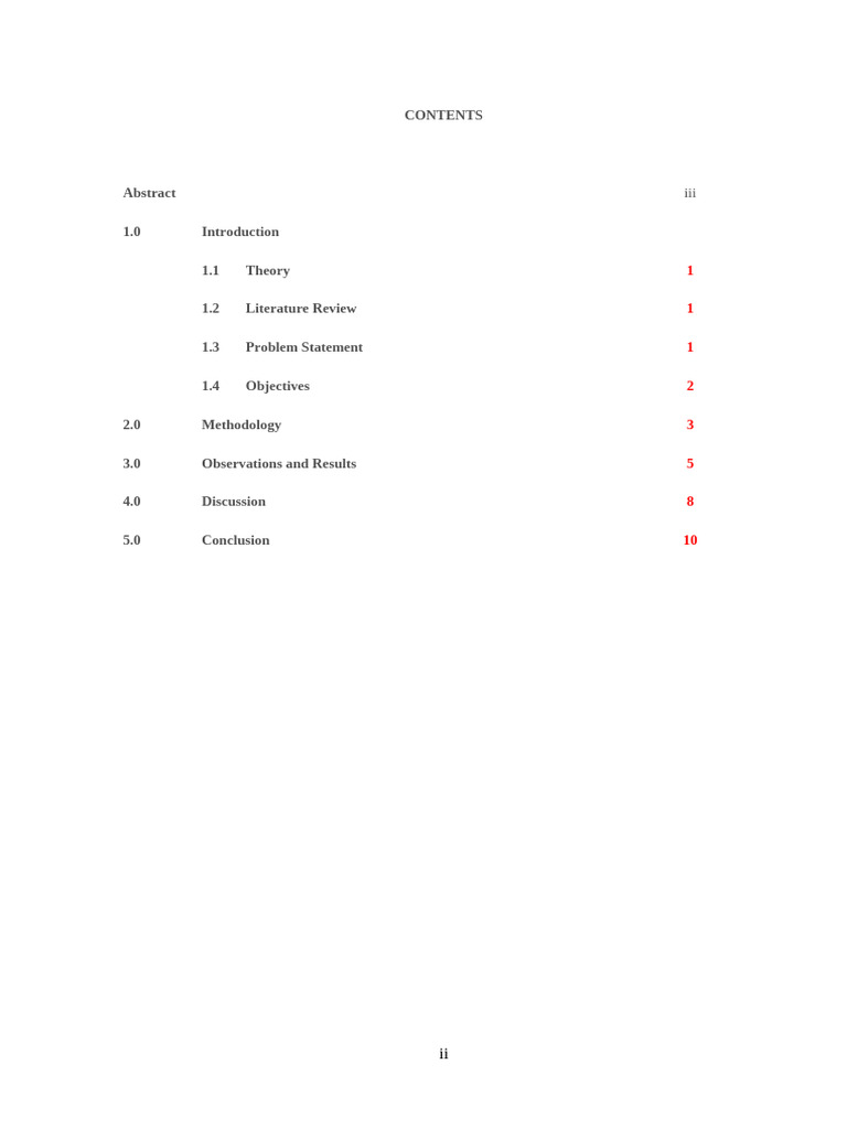 Sample Project PG - II and PG - III | PDF