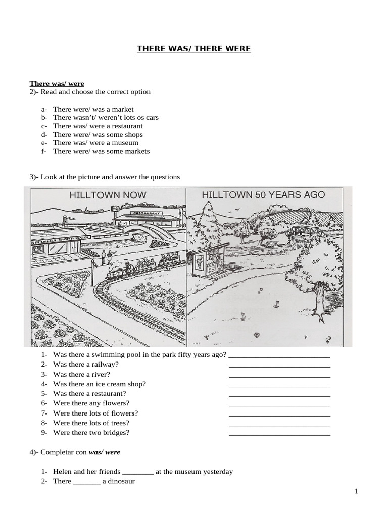 Mastering "There Was/Were" Usage | PDF