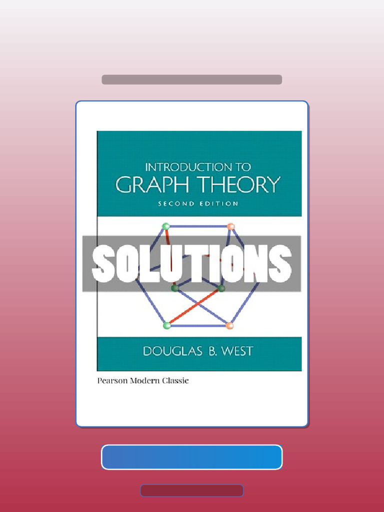 Ultimate Bundle Introduction to Graph Theory 2nd Edition West eBook and ...