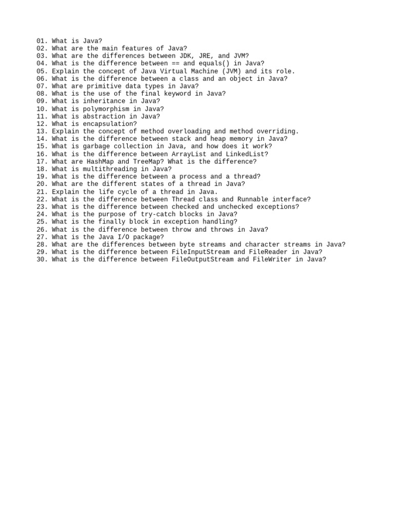 Core Java Text (11-12) | PDF
