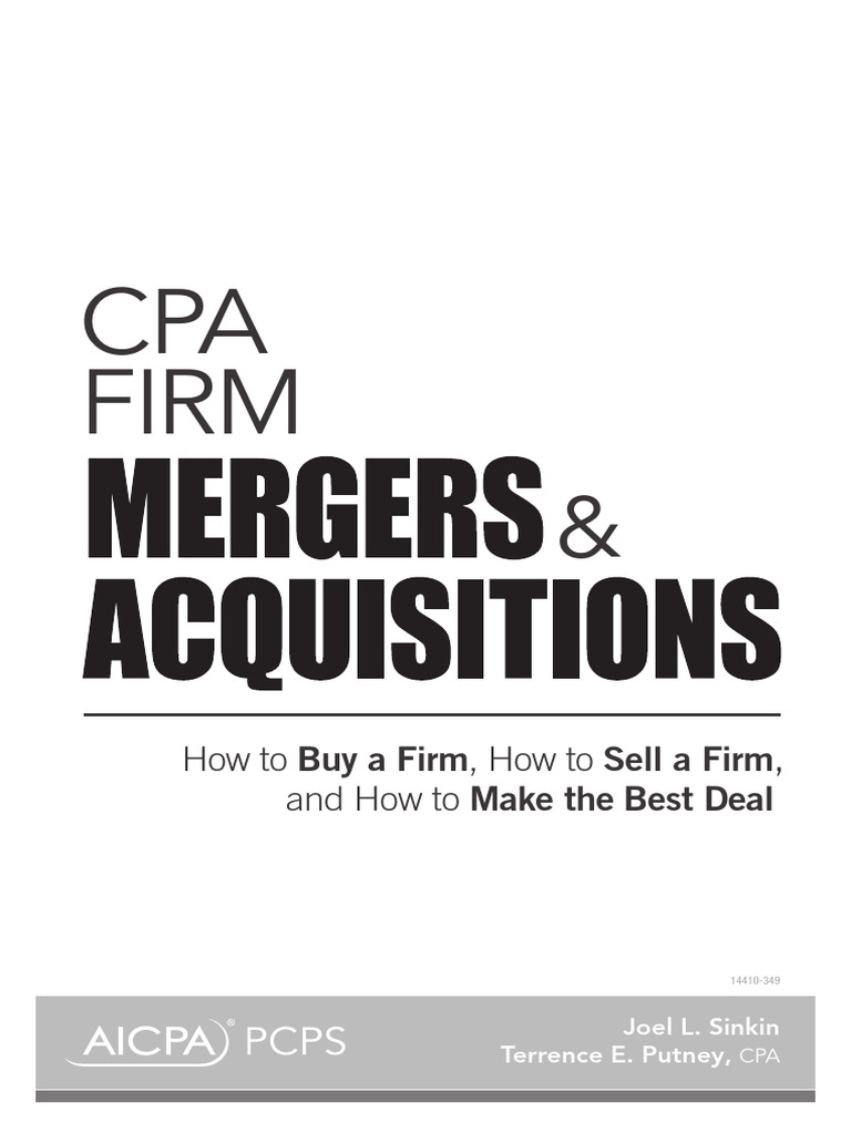CPA Firm Mergers & Acquisitions Guide | PDF | Certified Public ...