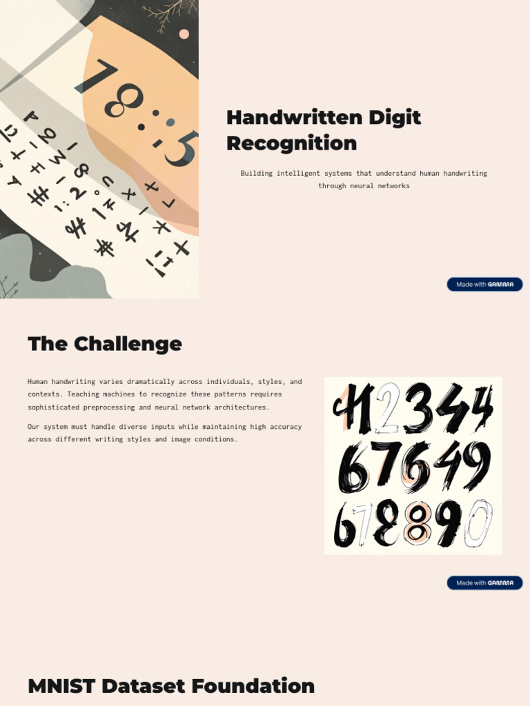 Handwritten Digit Recognition | PDF | Artificial Intelligence ...