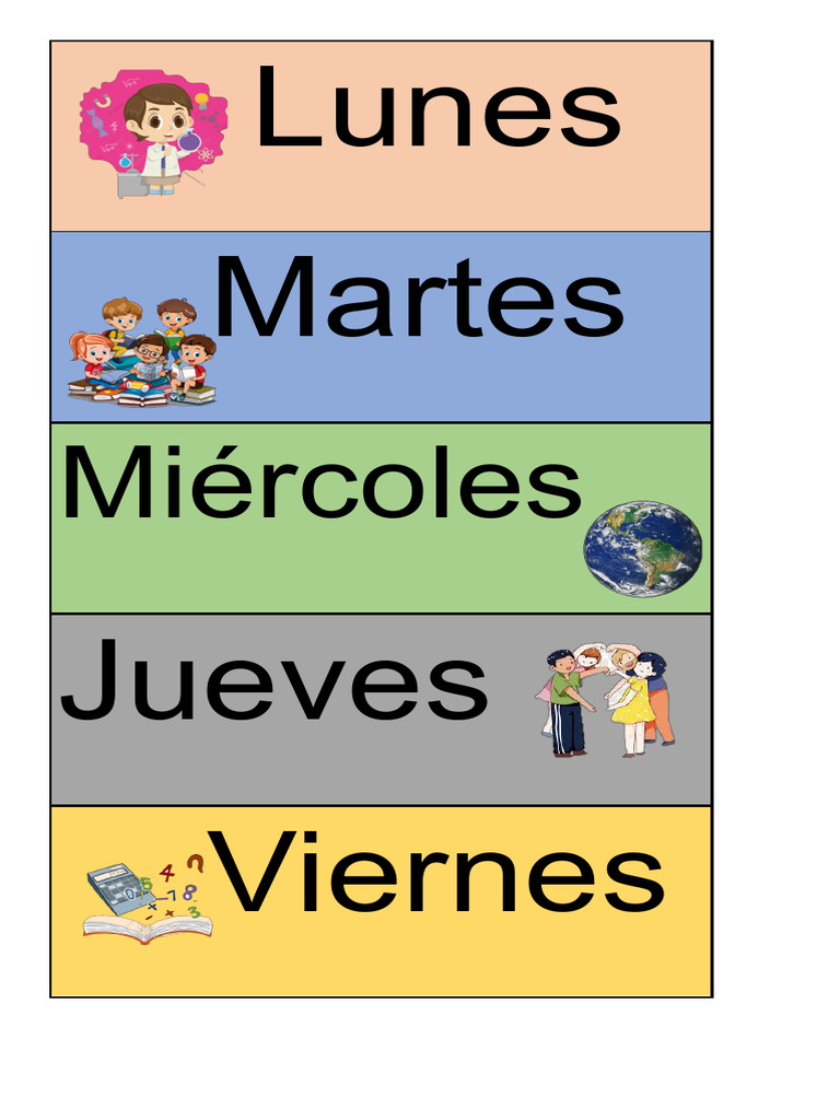 Dia de La Semana | PDF
