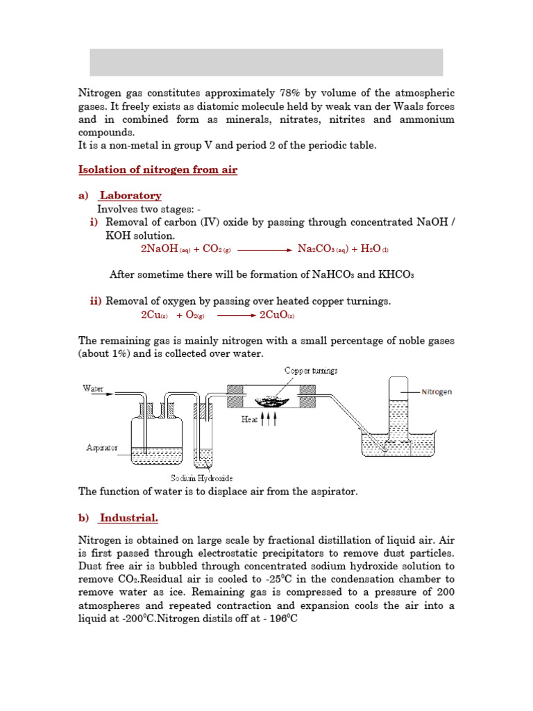 Nitrogen Compounds: Properties and Uses | PDF | Nitric Acid | Nitrogen