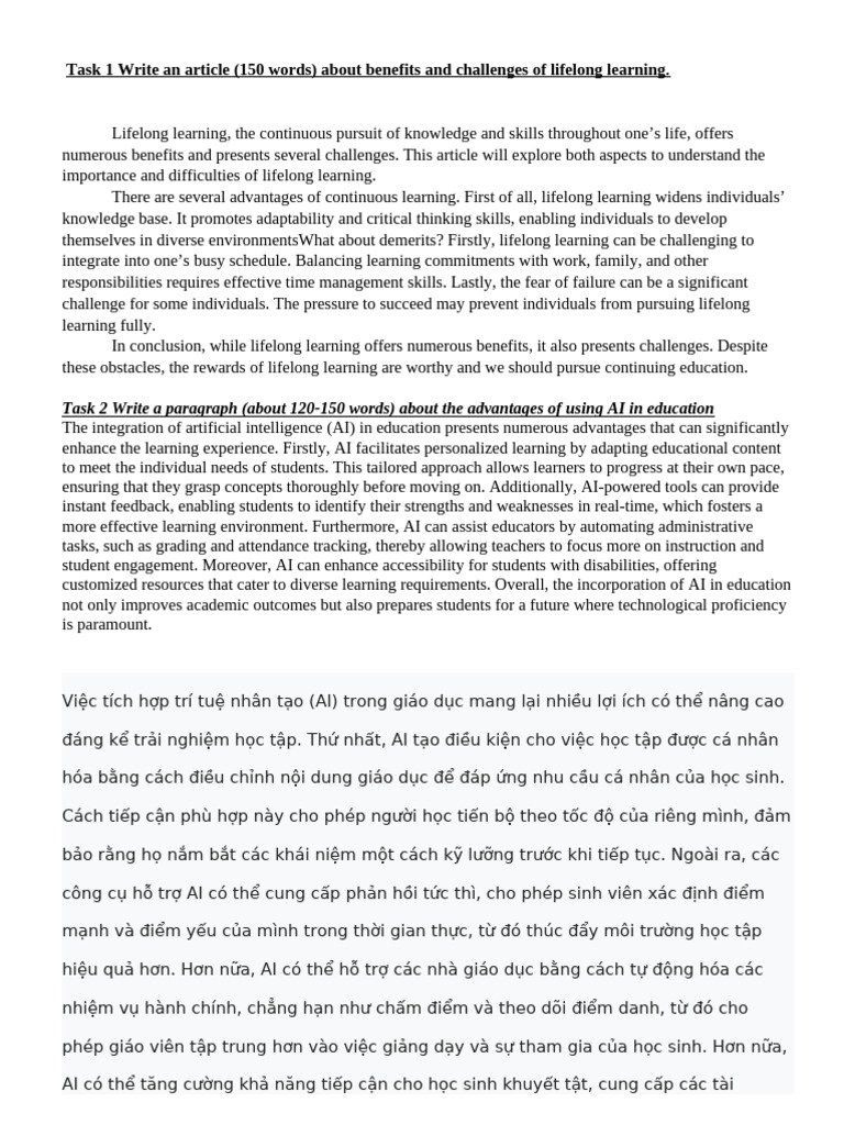 Task 1 2 3 Write An Article | PDF