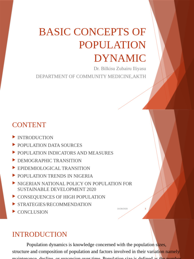 Understanding Population Dynamics in Nigeria | PDF | Total Fertility ...