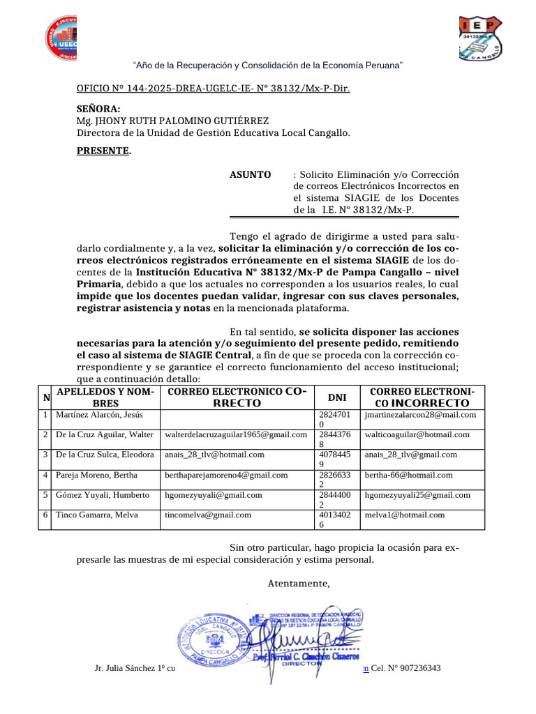 Oficio Simple ..... | PDF | Perú