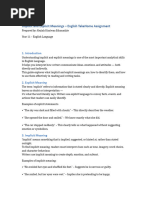 Understanding Explicit and Implicit Meanings | PDF | Learning ...