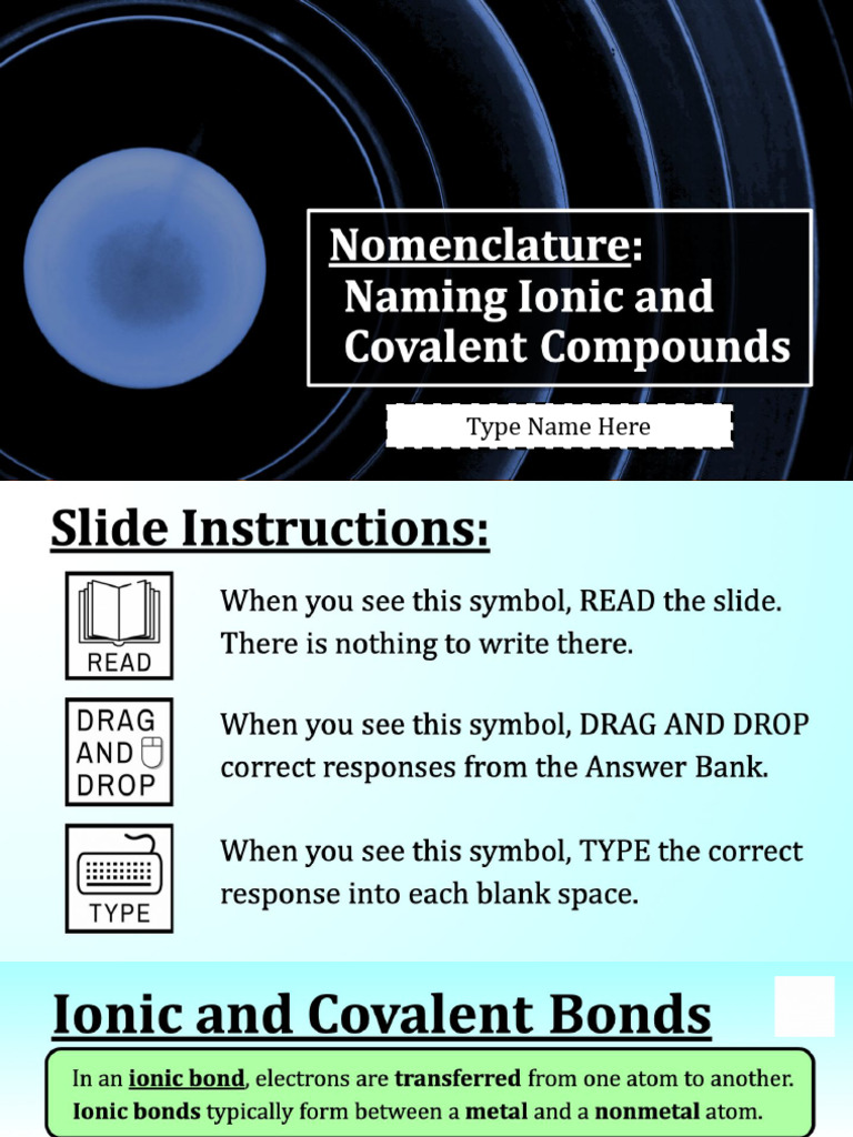 Qasem Nimer Qasem Ahmad - Nomenclature - Interactive Google Slides | PDF