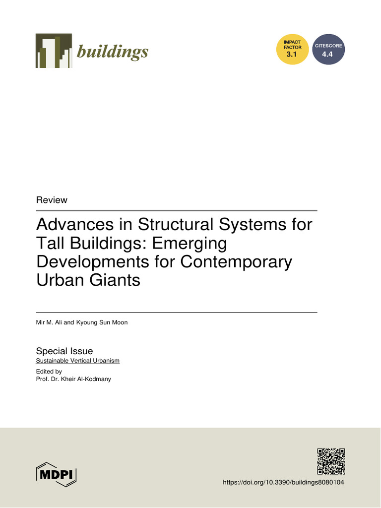 Advances in Structural Systems For Tall Buildings Emerging Developments ...
