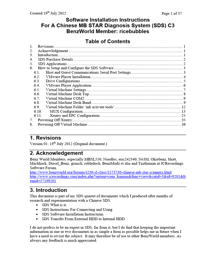 SDS Software Installation Instructions Version 01 | PDF | Computer Network | Icon (Computing)