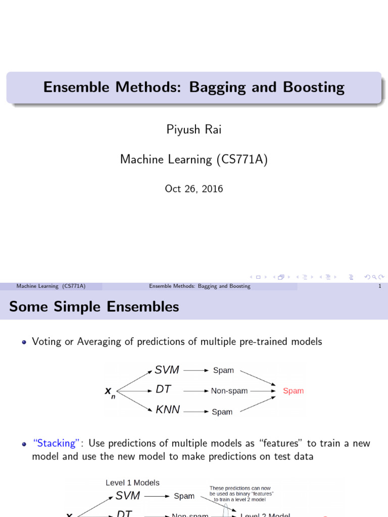 Bagging and boosting | PDF | Machine Learning | Data Mining