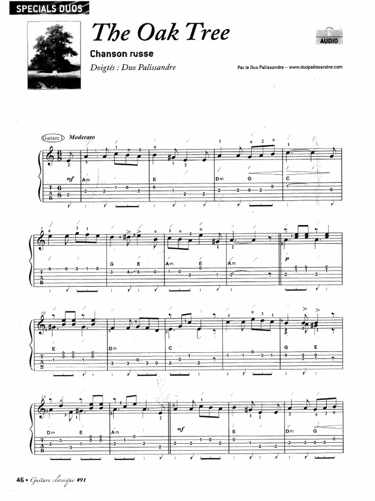 (Duo) Trad. - The Oak Tree | PDF