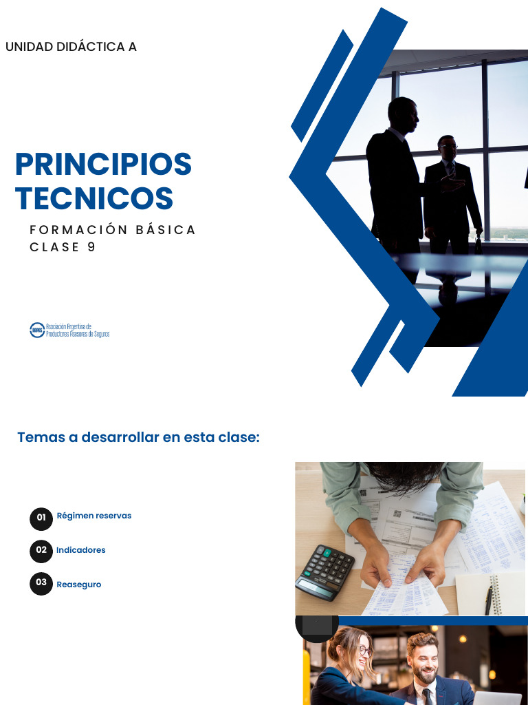 Uda 9-Principios Tecnicos 2024 | PDF | Reaseguro | Seguro