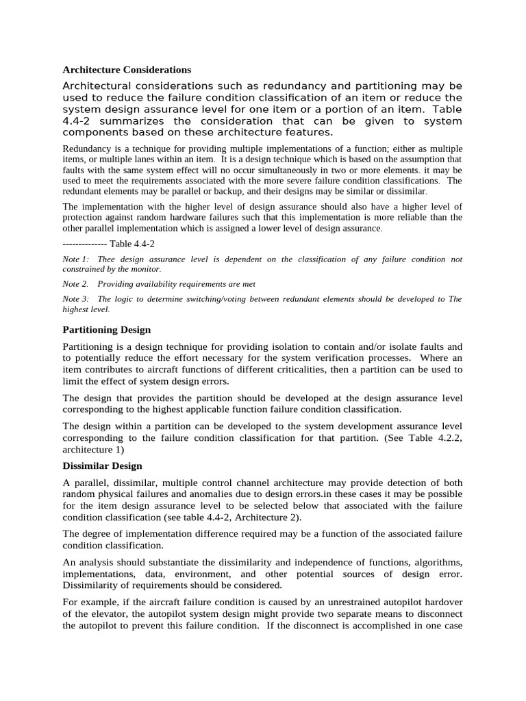 Architectural Design Assurance Techniques | PDF | Systems Engineering ...