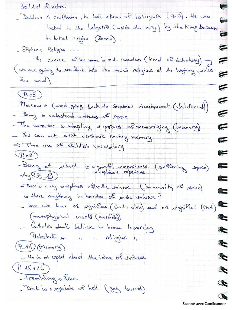 My Notes A Portrait OTAAYM | PDF