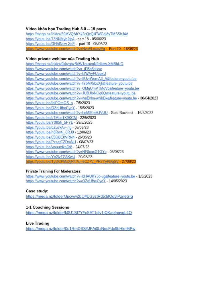 Free Trading Hub Course Download | PDF