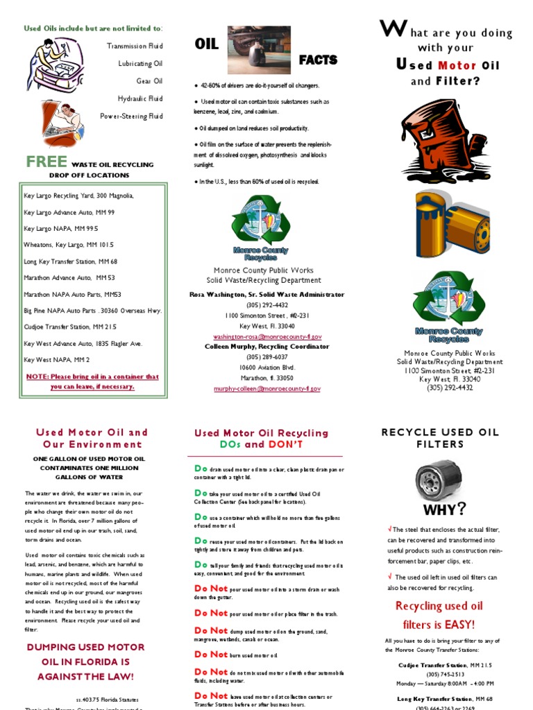 Used Oil | PDF | Oil | Recycling