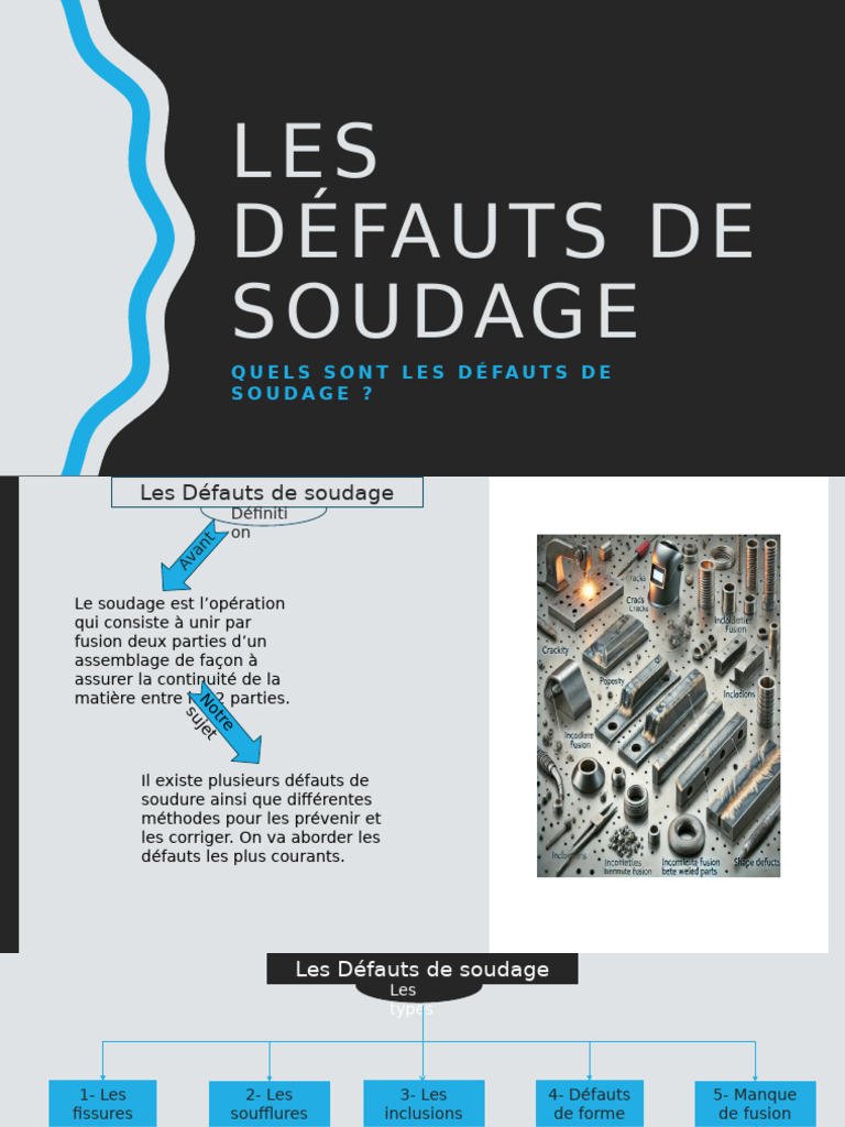 Les Défauts de Soudage | PDF | Soudage | Construction