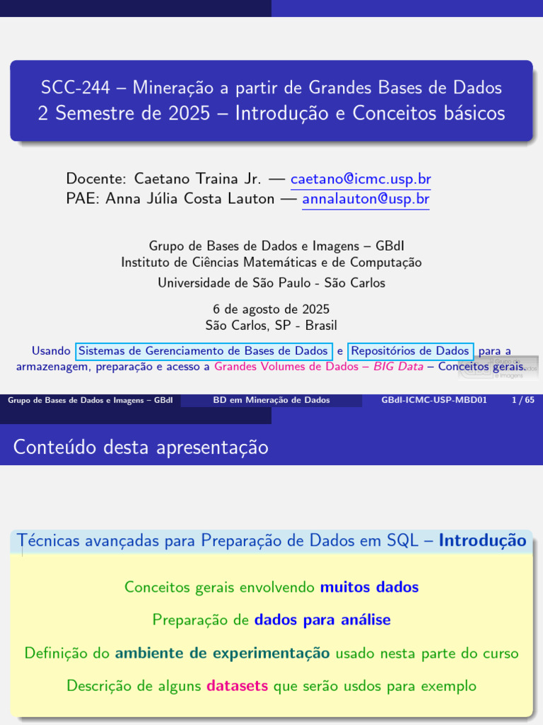 Intro DataMining | PDF | Dados | Armazém de dados