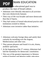Education in Sparta and Athens | PDF | Ancient Greece | Sparta