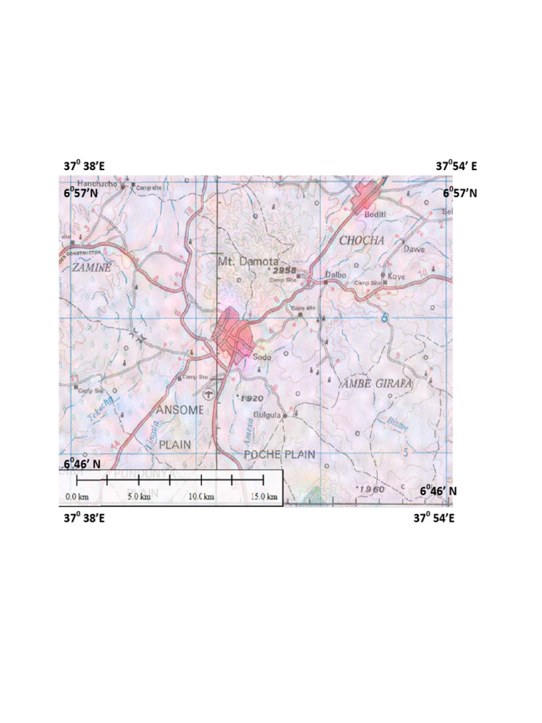 Soddo Map | PDF