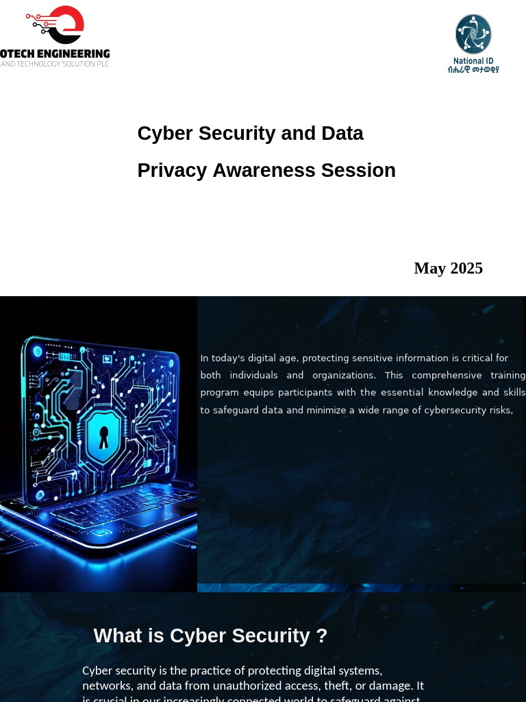 Day-3 - Cyber Security and Data Privacy Awarness Training | PDF ...