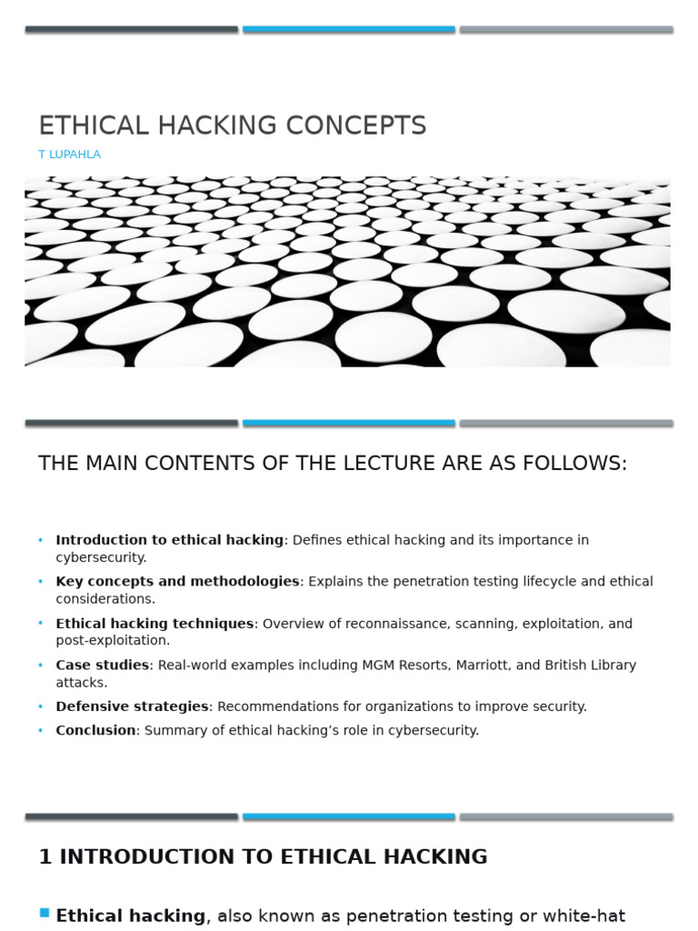 Ethical Hacking: Techniques & Case Studies | PDF | Security | Computer ...