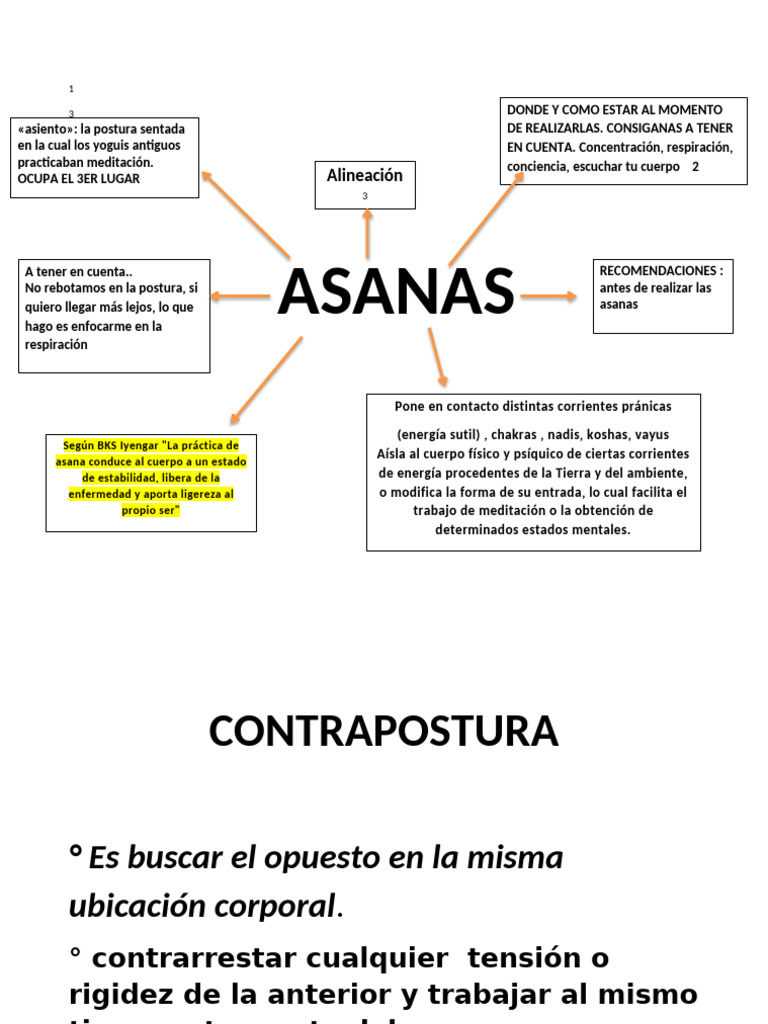 Diapositiva de Asanas | PDF | Asana