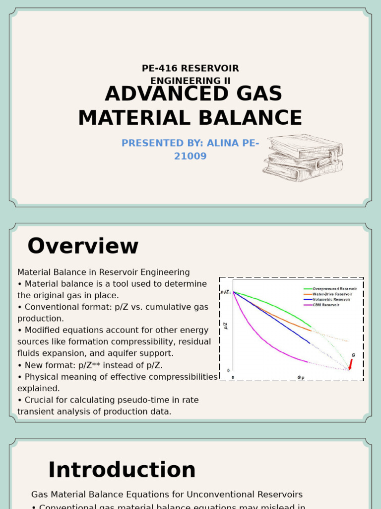Advanced Gas Material Balance Techniques | PDF | Gases | Petroleum ...