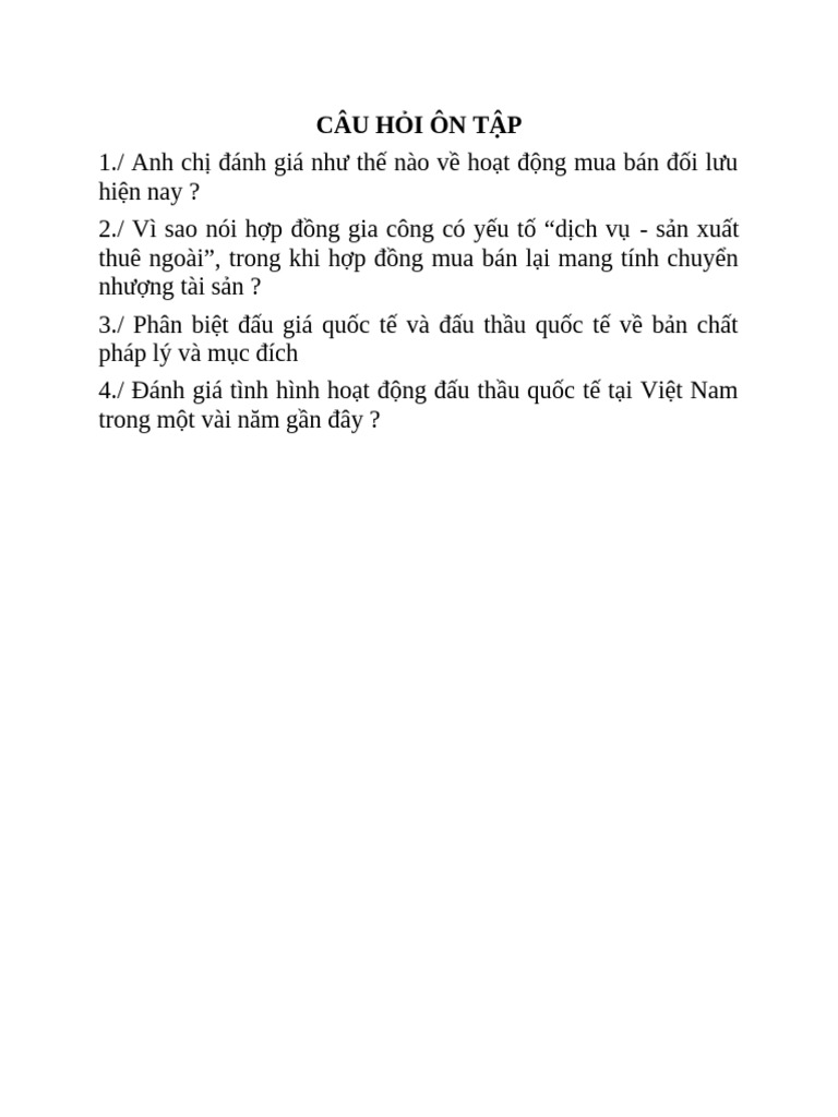 CÃ U Há I Tá ° Há C CHÆ Æ NG 1 | PDF