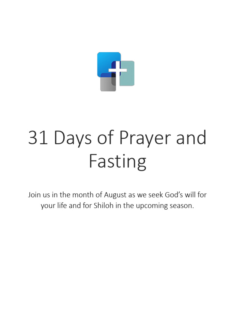 31 Days of Prayer and Fasting Guide | PDF | Religious Belief And ...