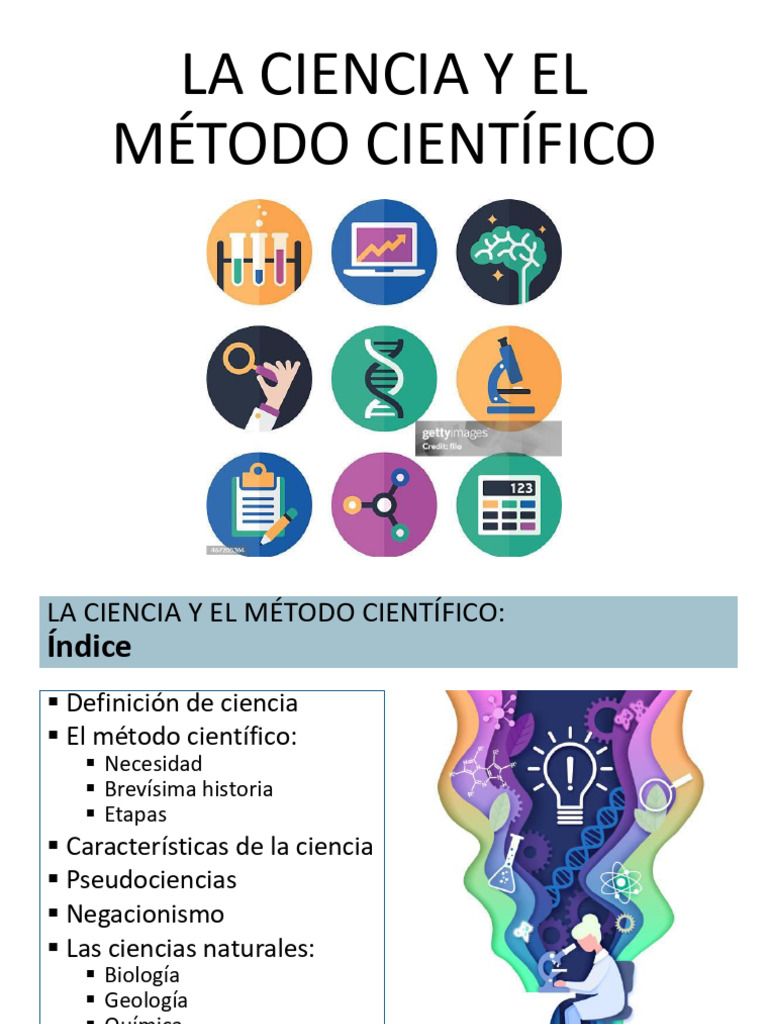 PRESENTACIÓN Ciencia Y Método Científico | PDF | Método científico ...