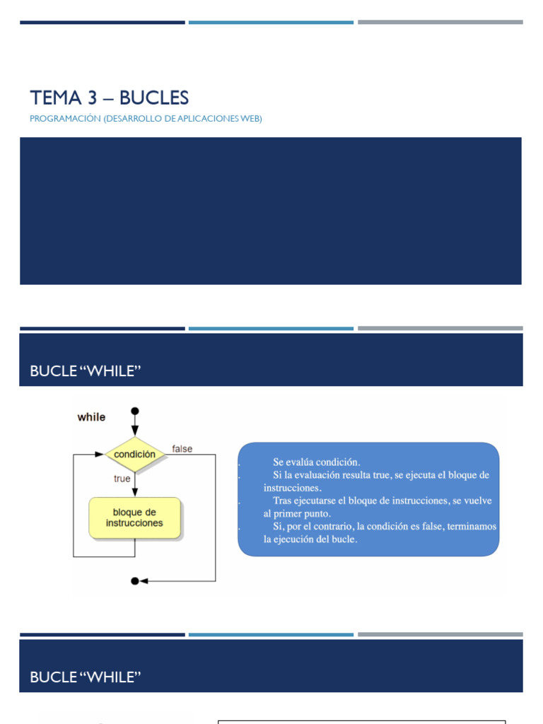 T3 Bucles | PDF