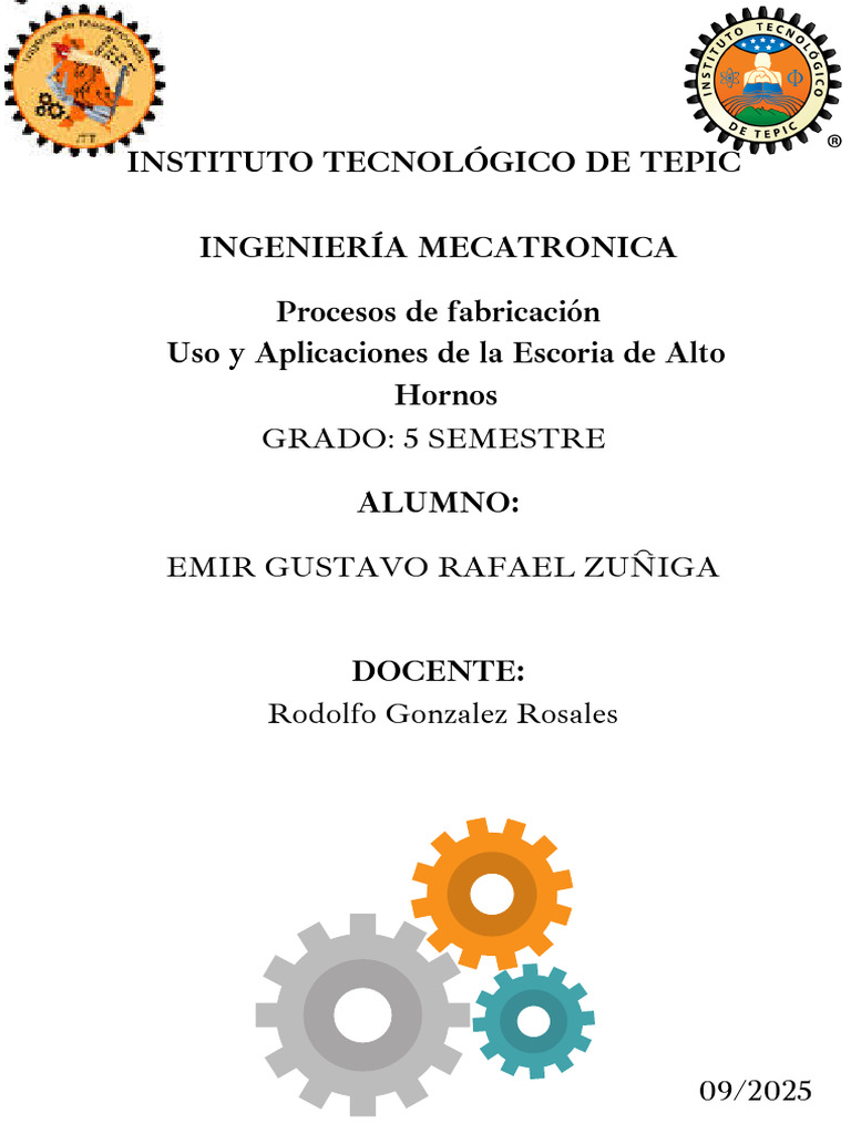 Aplicaciones de la Escoria de Alto Horno | PDF | Alto horno | Arrabio