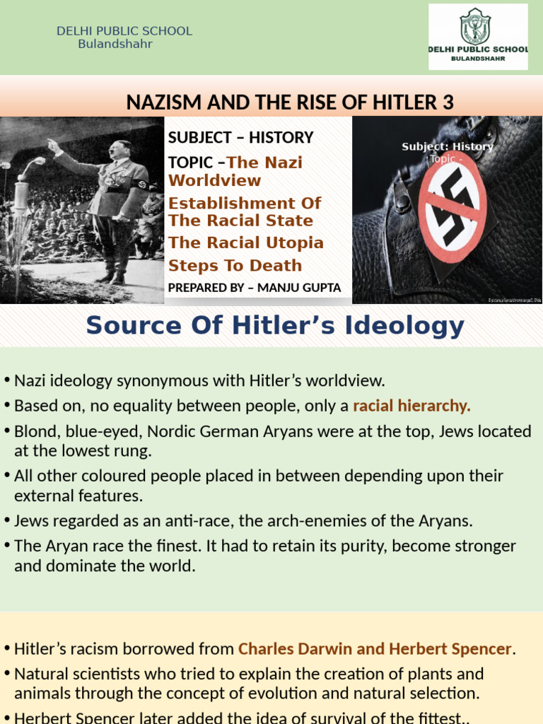 Nazism and The Rise of Hitler 3 | PDF | Nazi Germany | Nazism