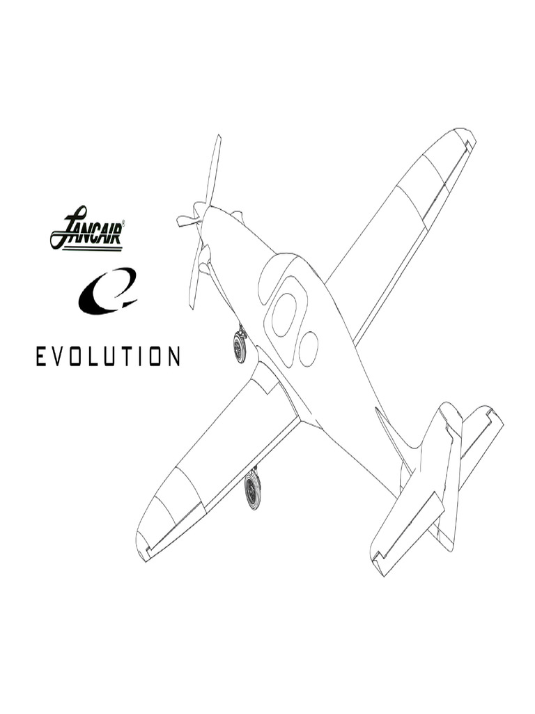 Lancair Evolution Assembly Manual Updates | PDF | Landing Gear | Flap ...