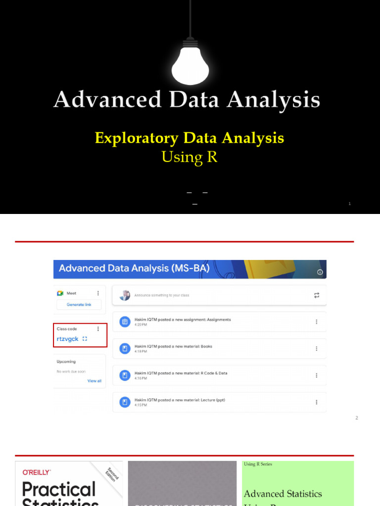 Exploratory Data Analysis | PDF | Statistics | Data Analysis