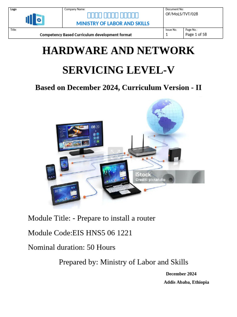 Router Installation Curriculum Guide | PDF | Computer Network | Router (Computing)