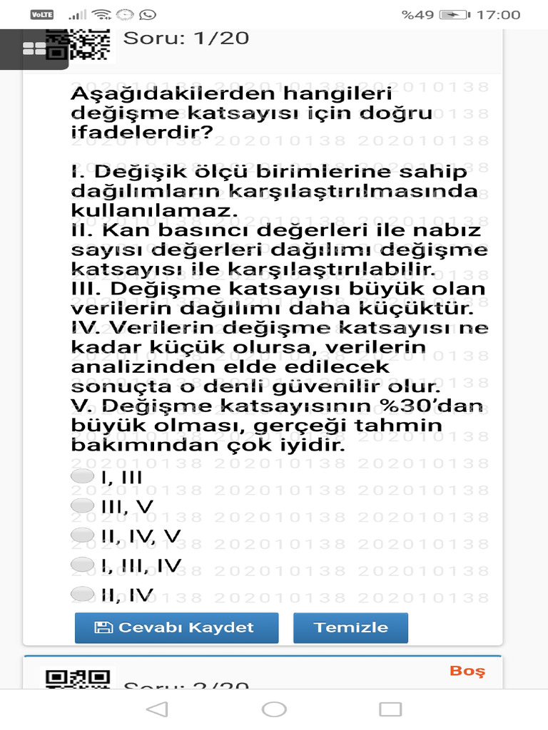 Biyoistatistik Vize Merged | PDF