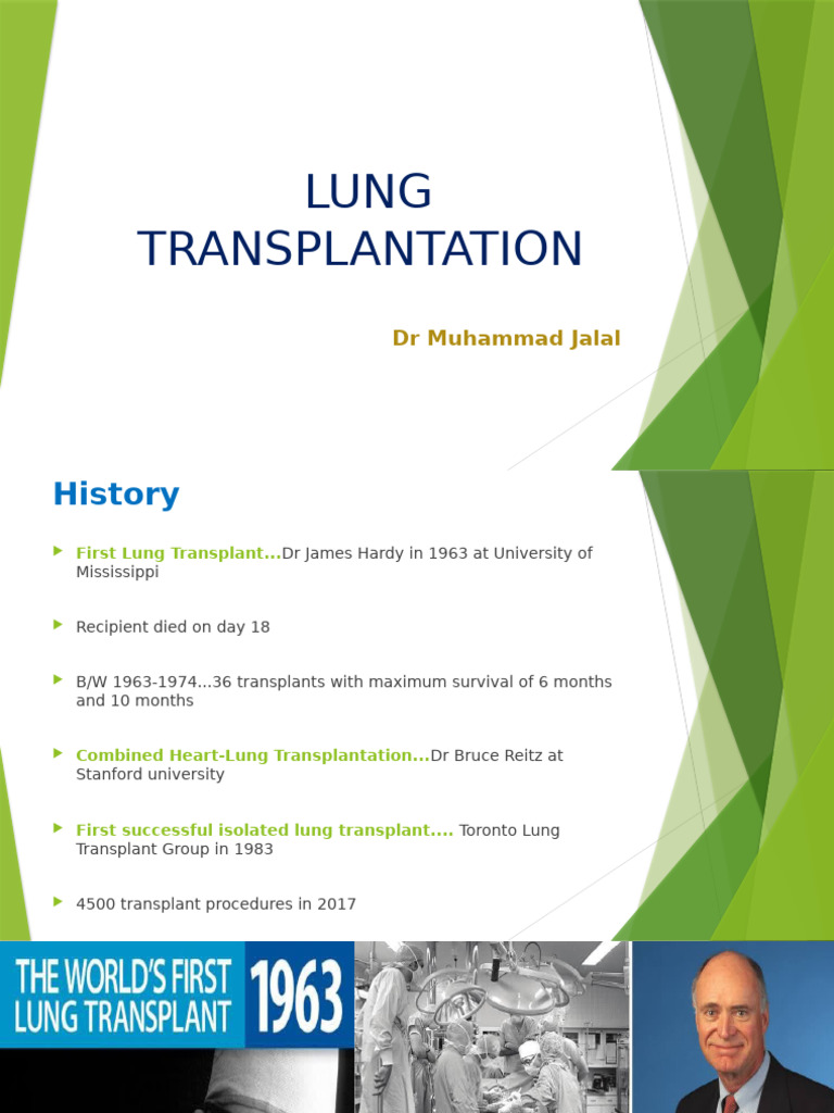 Overview of Lung Transplantation Procedures | PDF | Transplant ...