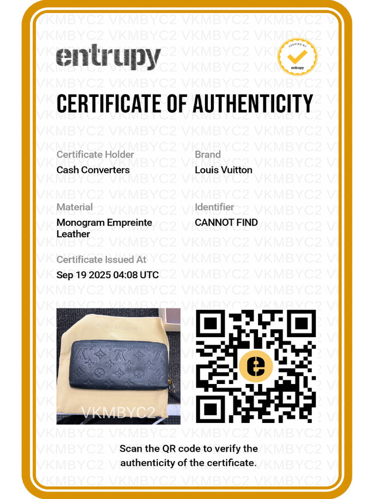 Clean Valuation Certificate 023900124200 | PDF