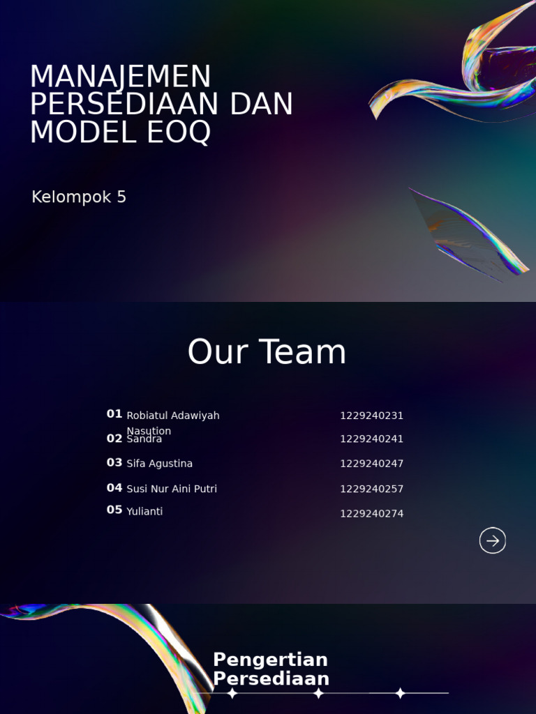 Kel 5 - Manajemen Persediaan Dan Model Eoq | PDF