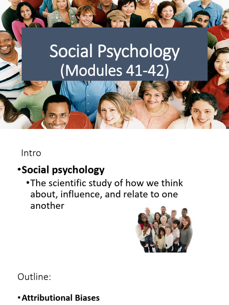 Understanding Social Psychology Concepts | PDF | Persuasion | Attitude ...