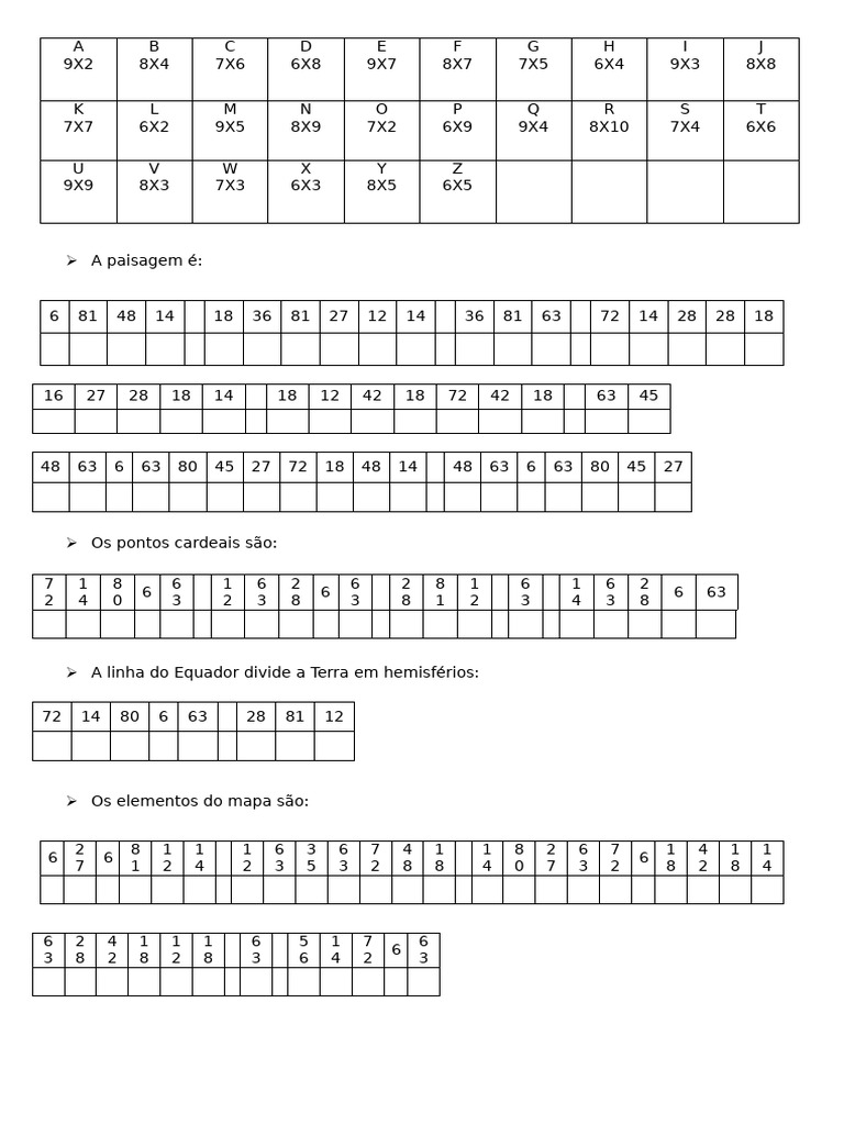 Atividade Código Secreto | PDF
